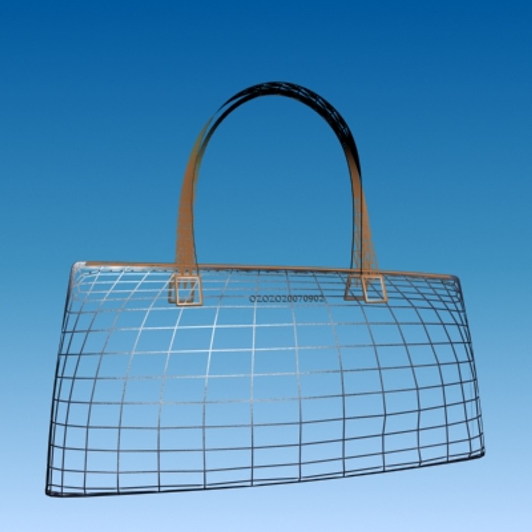 3d fashion designer bag