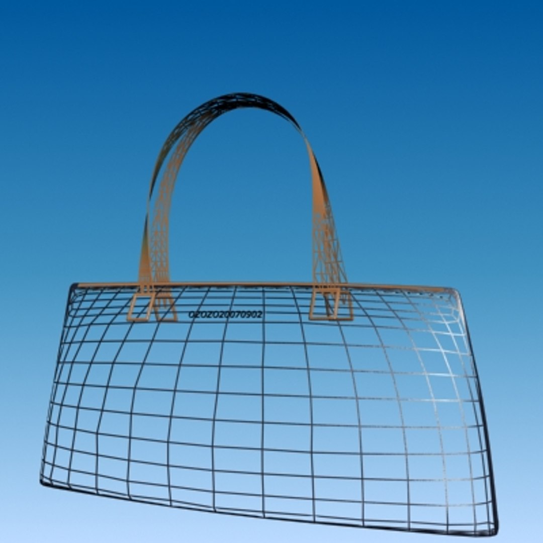 3d fashion designer bag