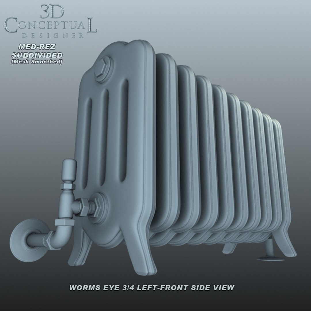 Vintage Radiator 3d Max