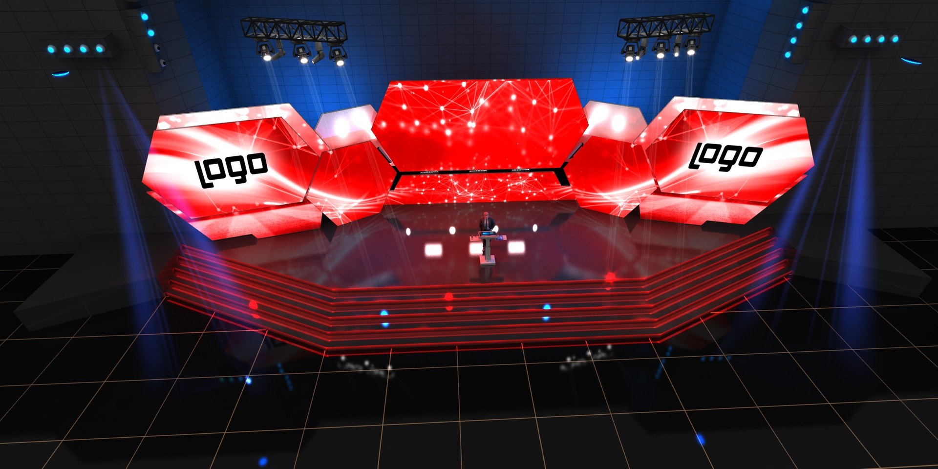 3D Pentagonal Shapes Mapping Stage -2 - TurboSquid 1978767