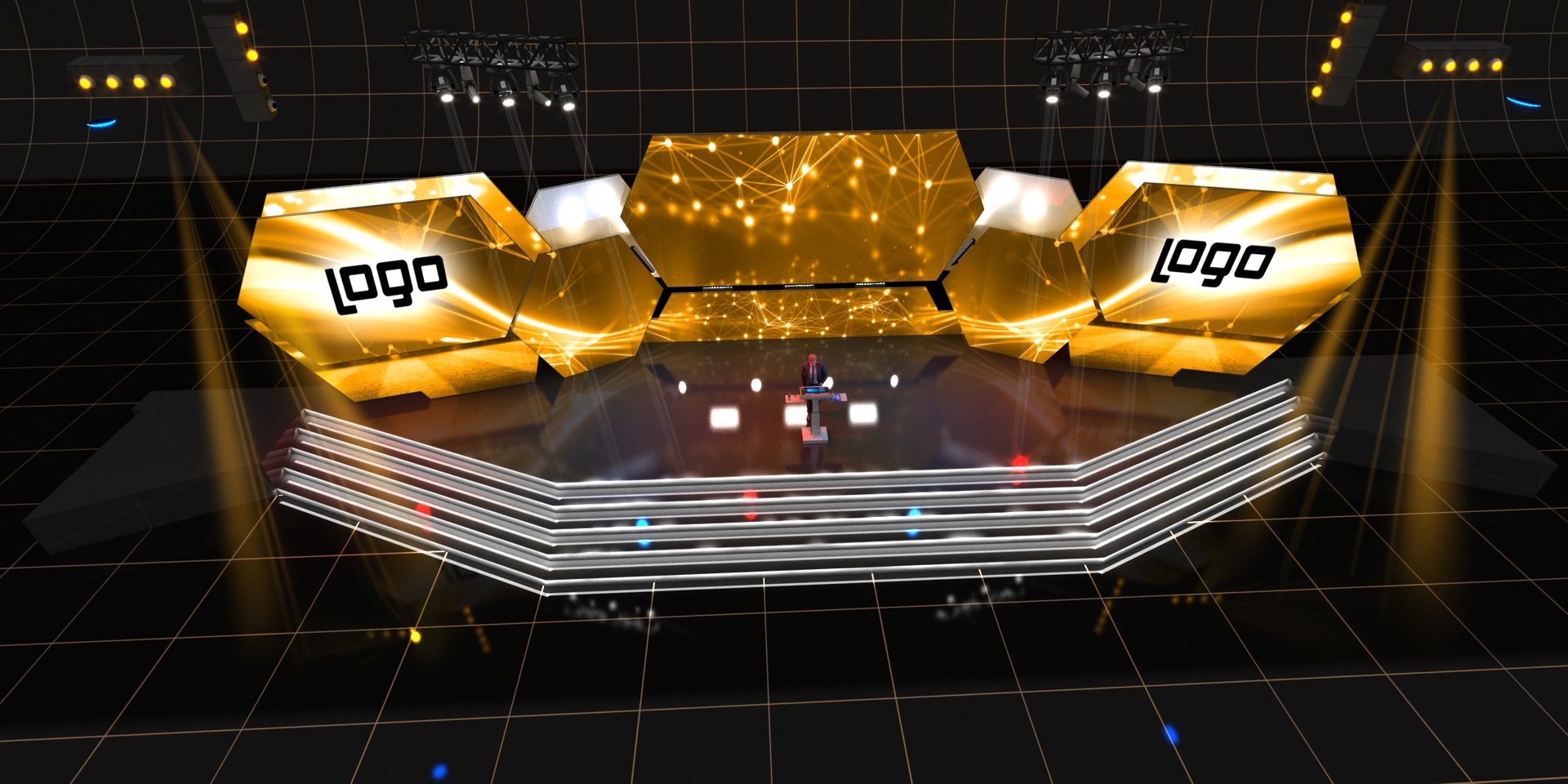 3D Pentagonal Shapes Mapping Stage -2 - TurboSquid 1978767