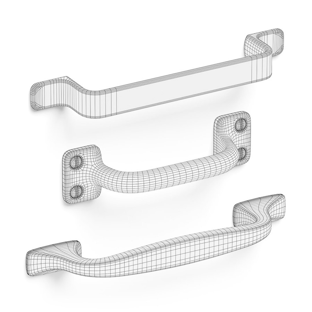 3D Pull Handles Model - TurboSquid 1420427