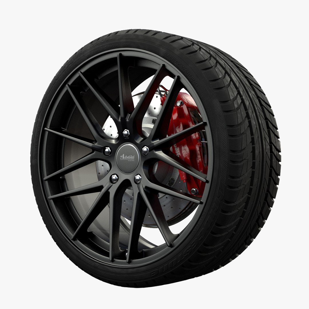 Advanti Vertex Wheel 3d Model