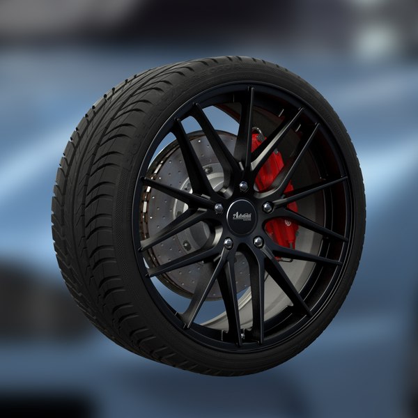 advanti vertex wheel 3d model