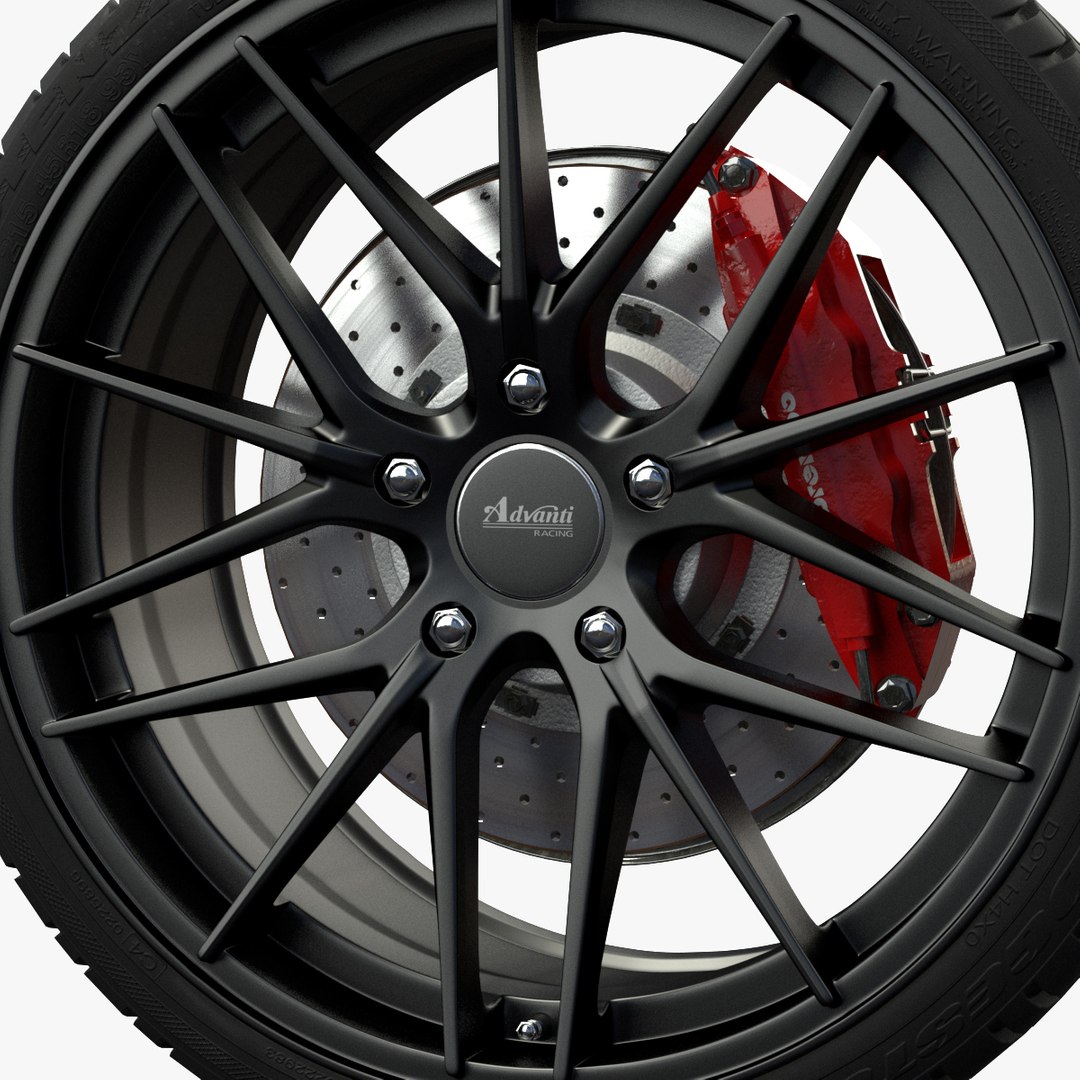 Advanti Vertex Wheel 3d Model