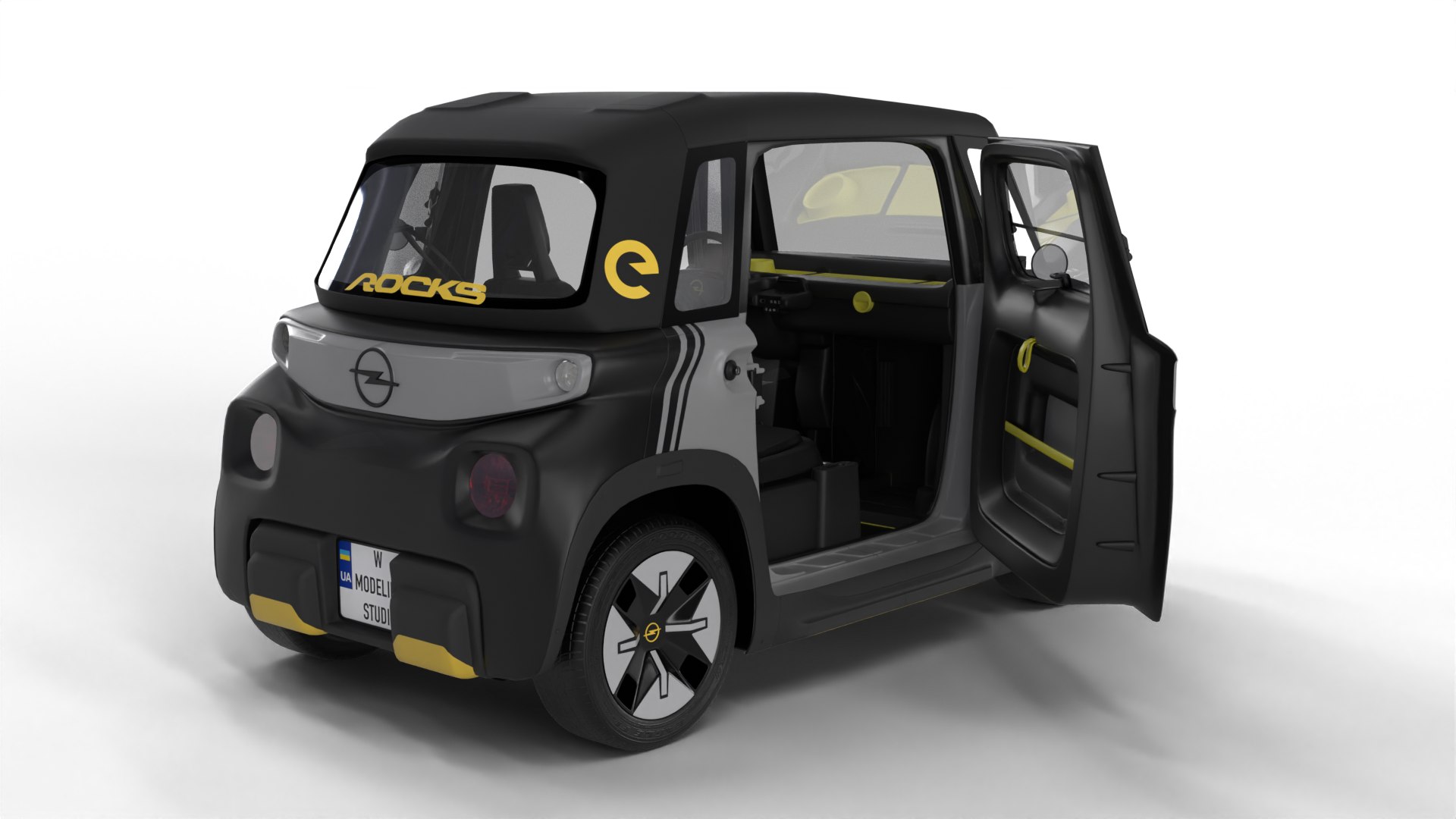 Opel Rocks E 2020 3d Model HQ Interior Model - TurboSquid 2229516