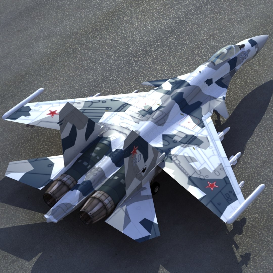 3d Model Su35 Flanker