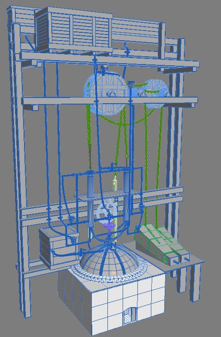 Ivan Polzunov Steam Engine 3D Model - TurboSquid 1243898