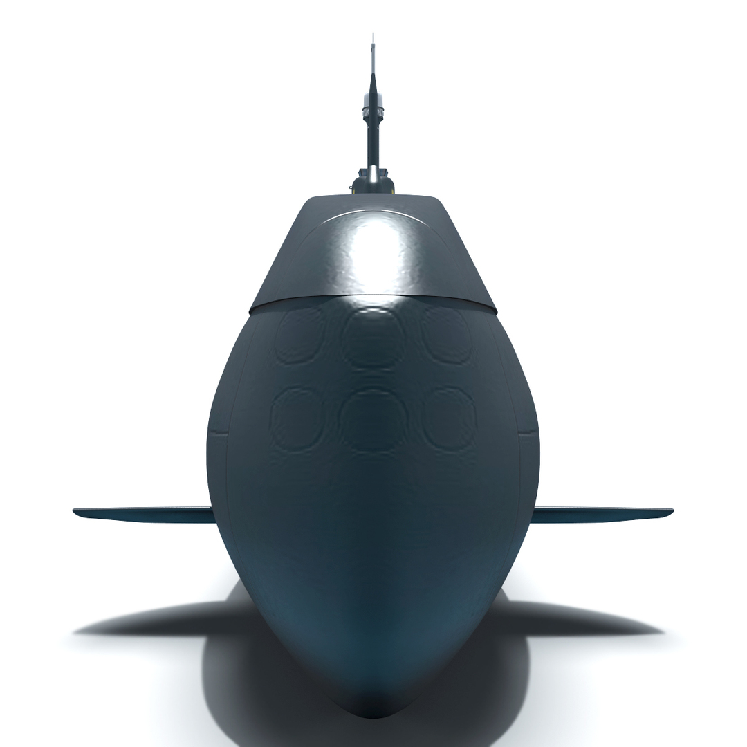 german submarine type 209 3d model