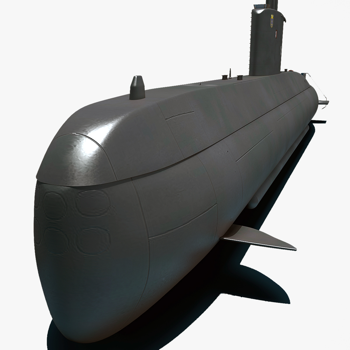 german submarine type 209 3d model
