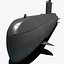 German Submarine Type 209 3d Model