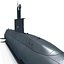 German Submarine Type 209 3d Model