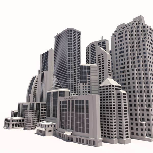 3ds 15 buildings office
