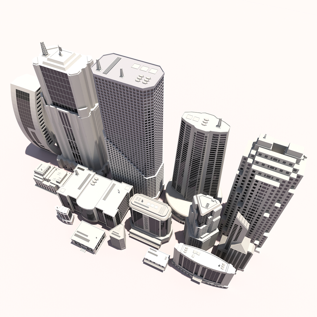 3ds 15 buildings office