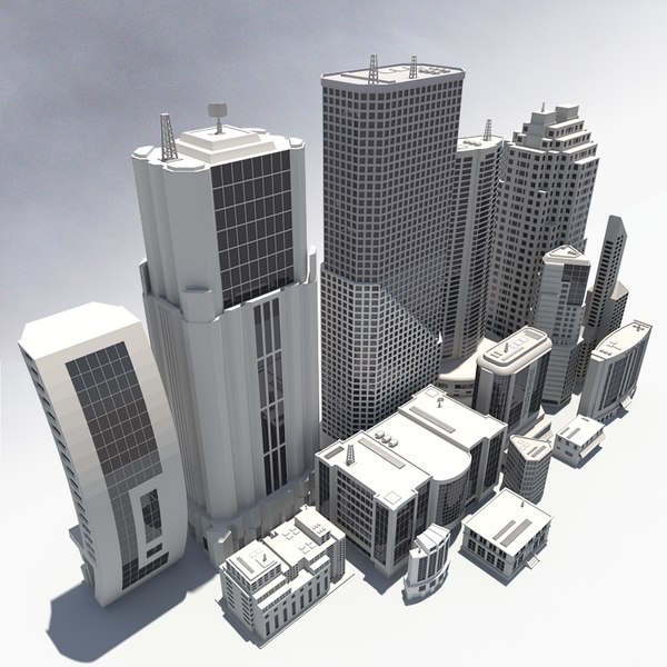 3ds 15 buildings office