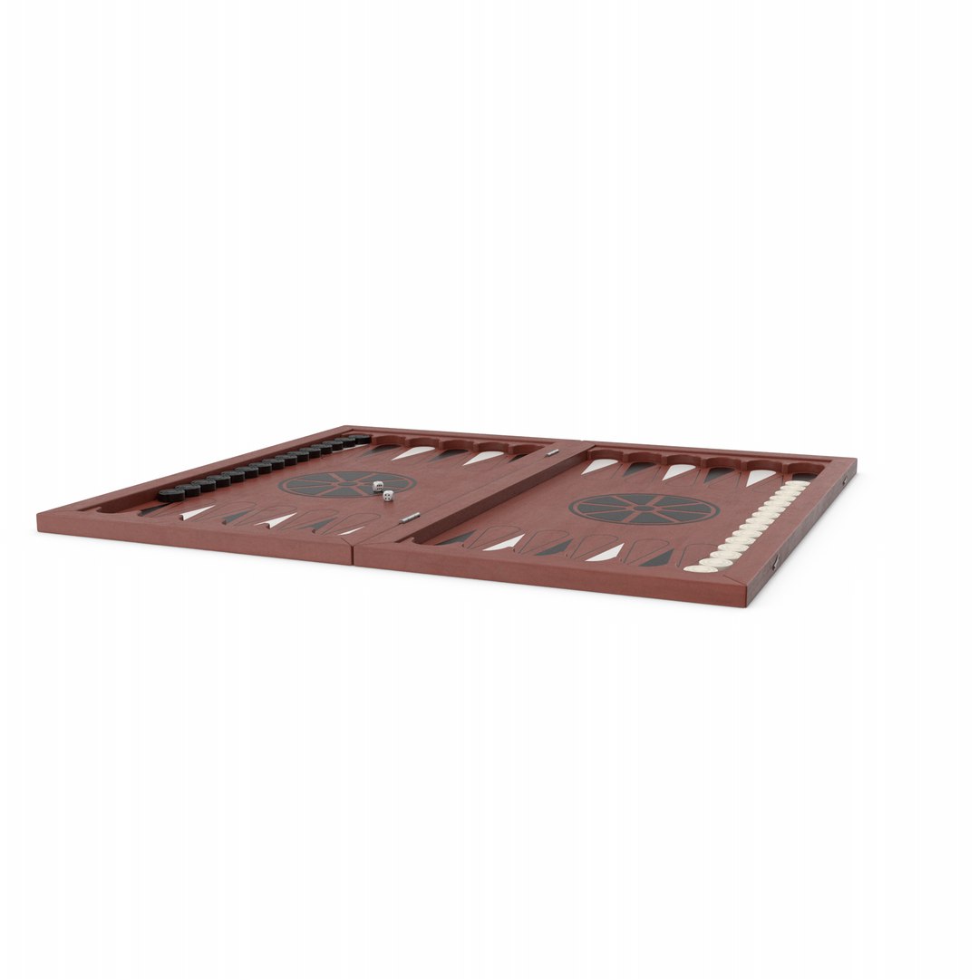 Backgammon Board Game 3D - TurboSquid 2061597