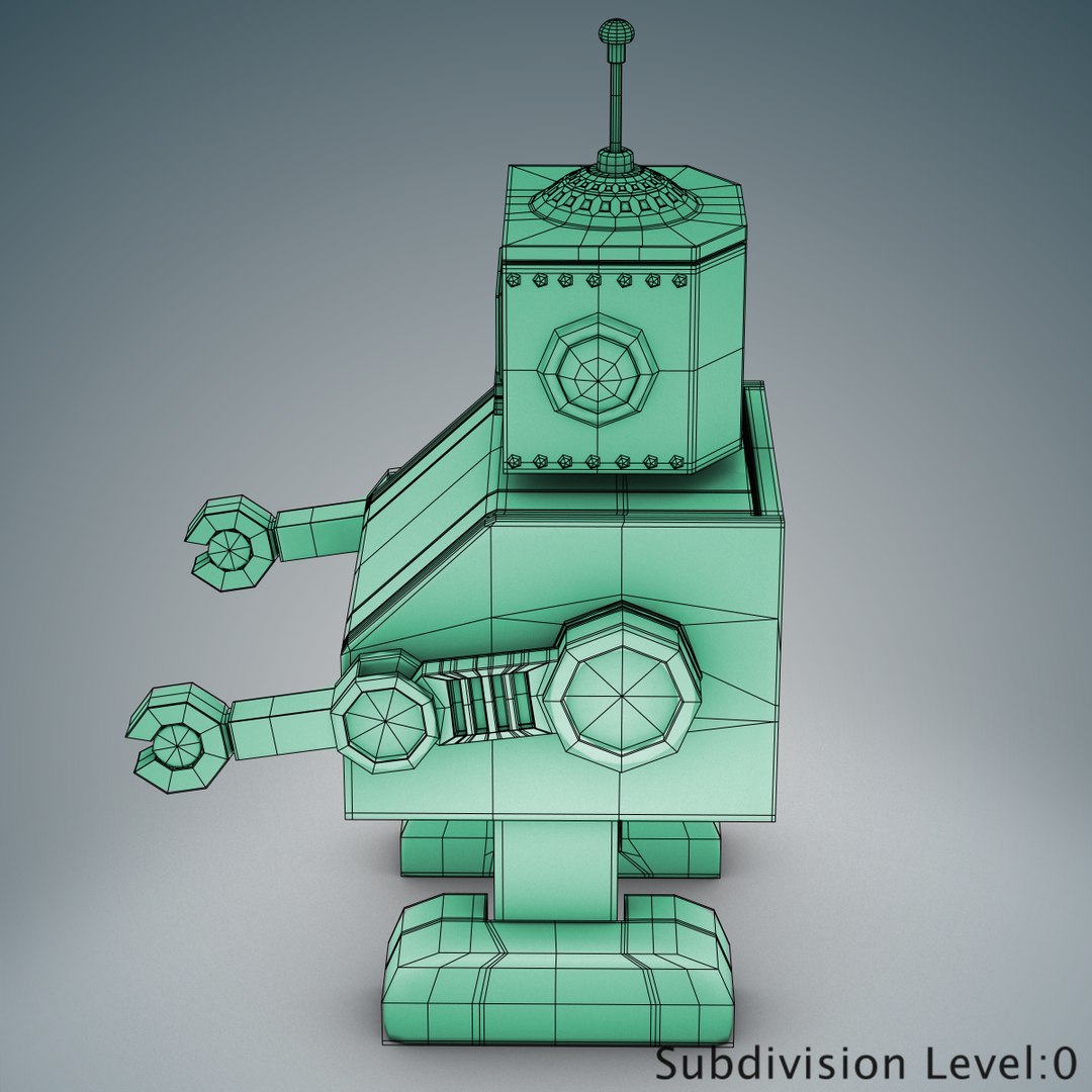 Tolo Toy Robot 3d Model