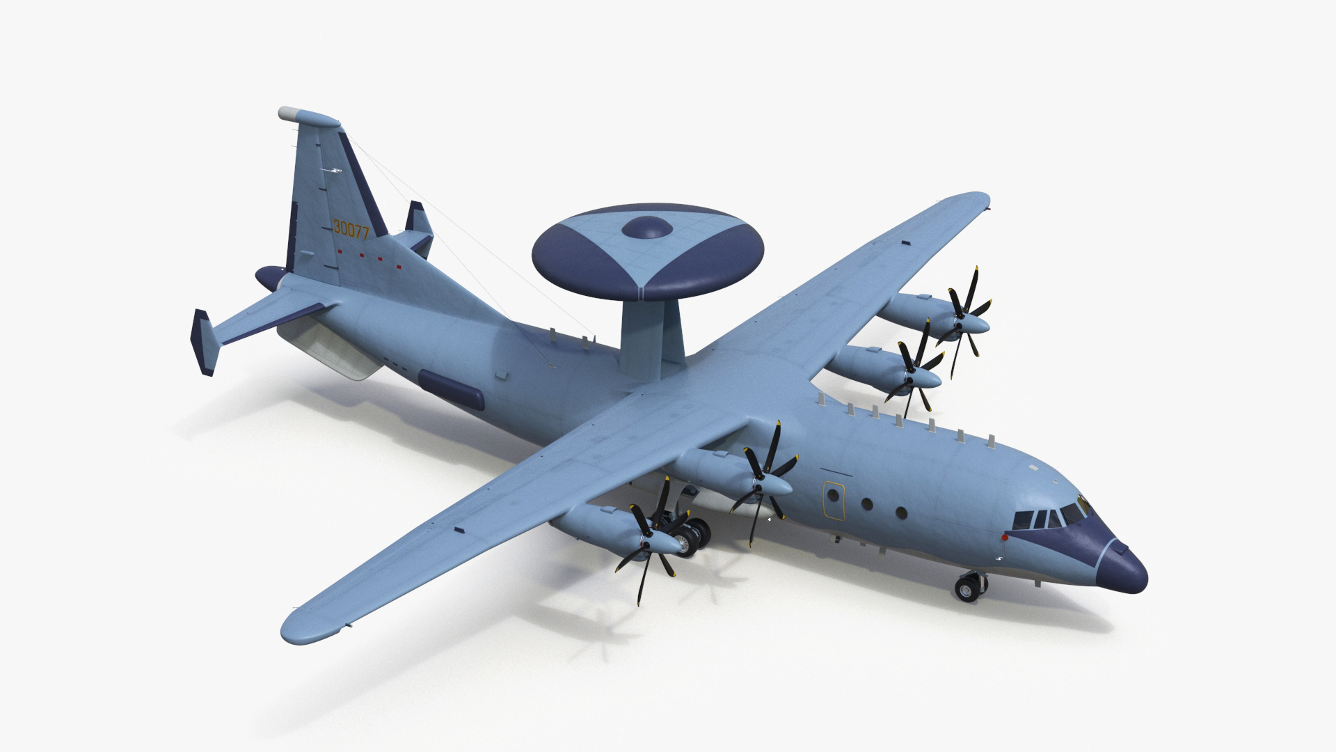 Airborne Early Warning And Control Aircraft 3D Model - TurboSquid 2318273
