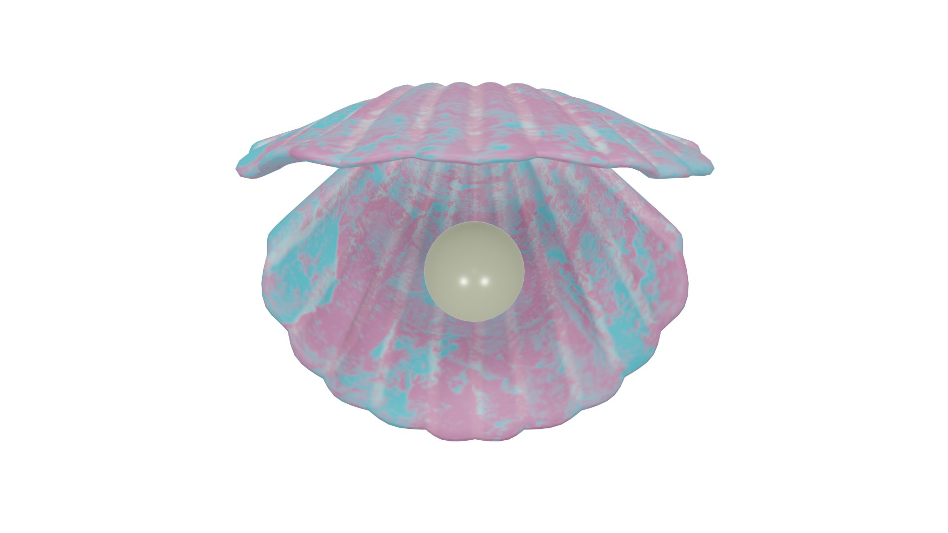 3D Pink Sea Shell Model - TurboSquid 2074495