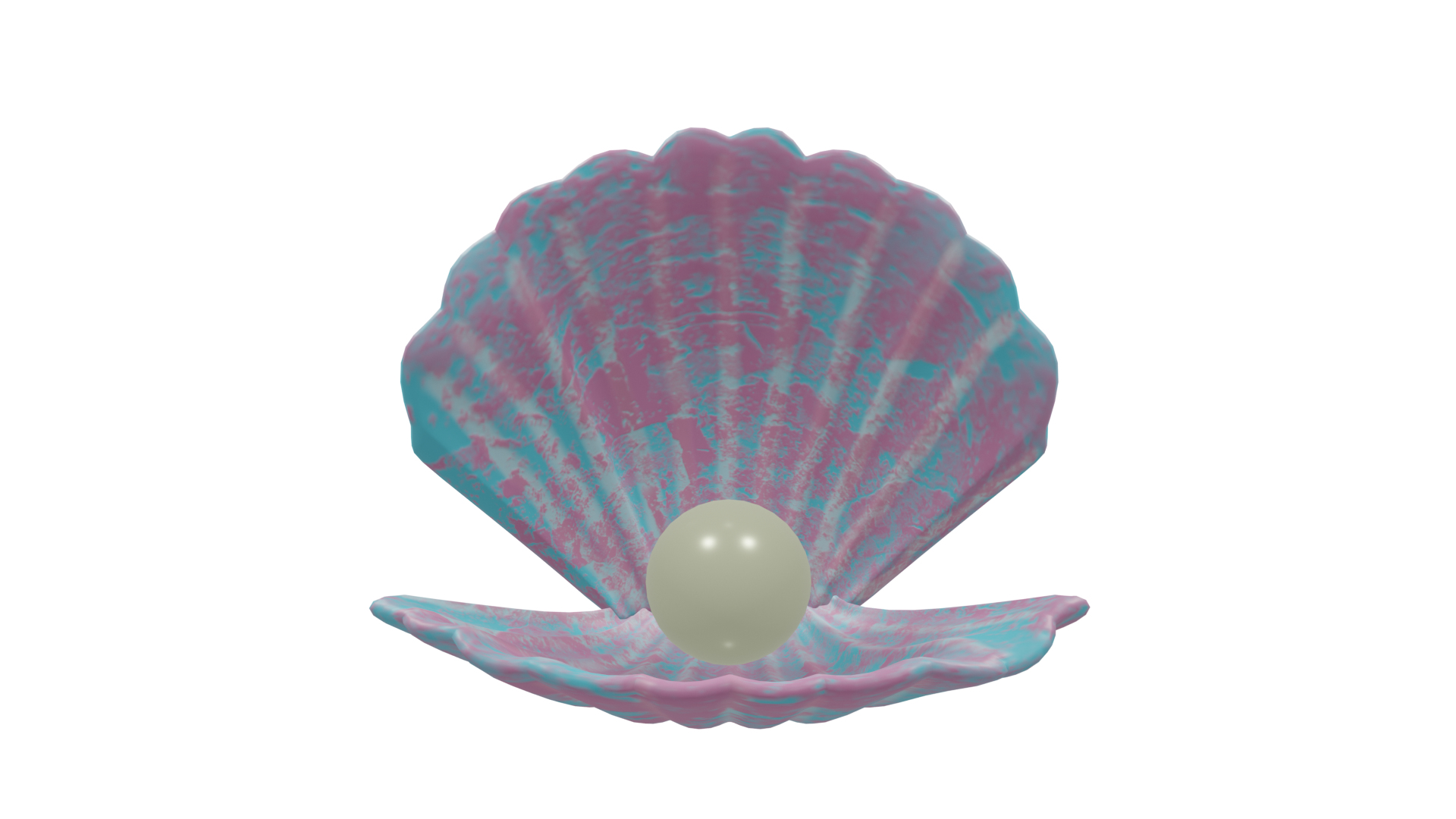 3D Pink Sea Shell Model - TurboSquid 2074495