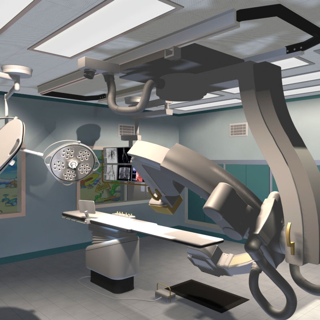 Operating Room Equipment 3d Max