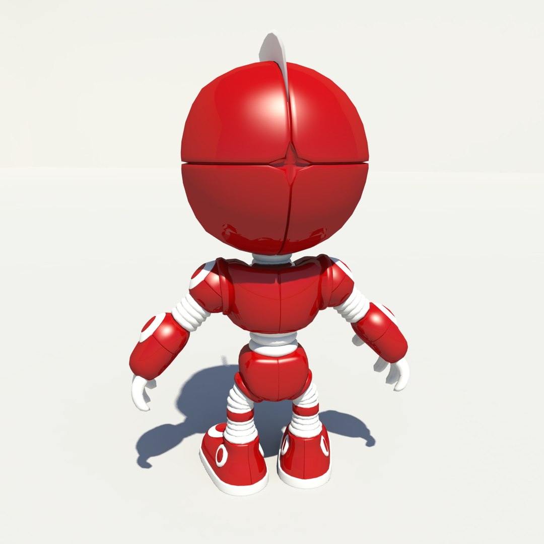 Robot Character 3D Model - TurboSquid 1534429
