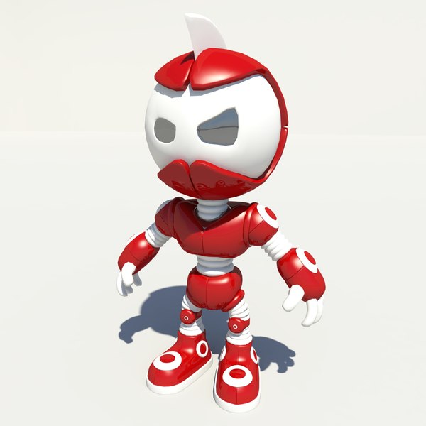 modelo 3d Robot rojo - TurboSquid 1534429