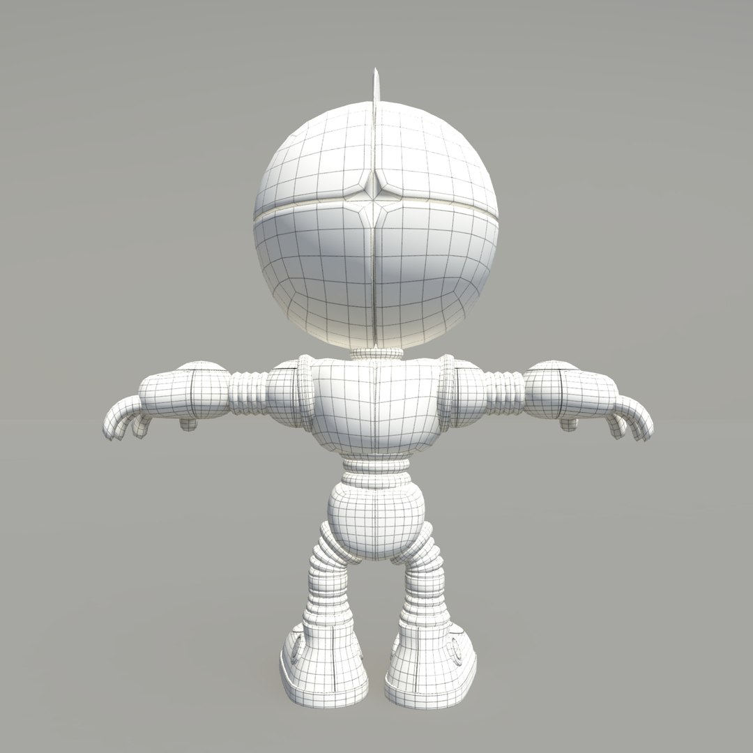 Robot Character 3D Model - TurboSquid 1534429