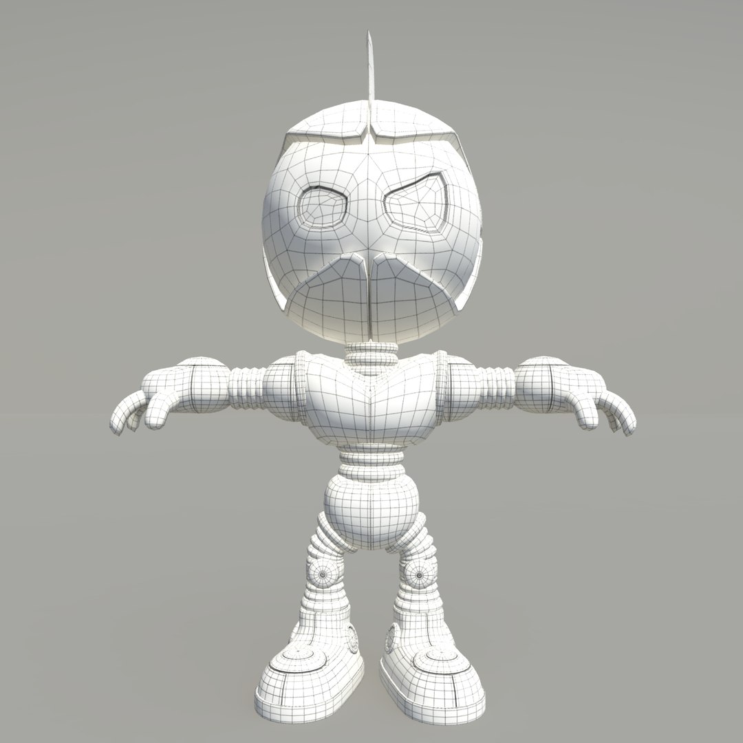 Robot Character 3D Model - TurboSquid 1534429
