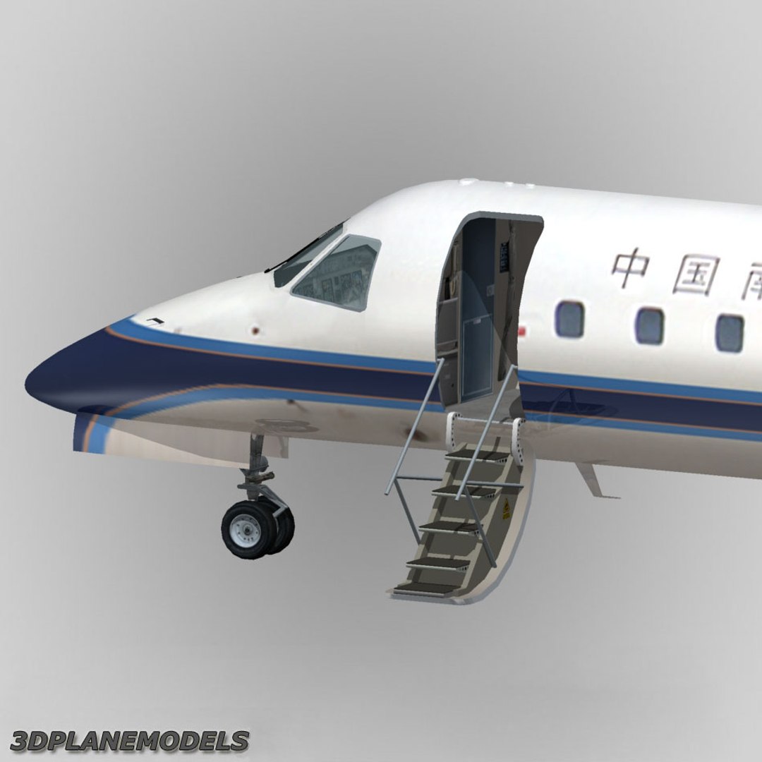 3d Embraer Erj-145 Regional Jet Model