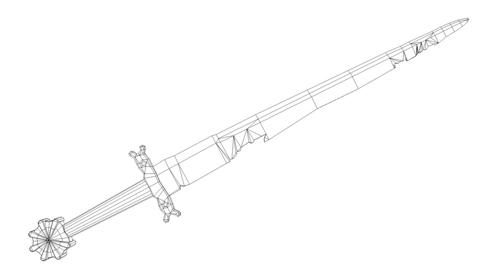 dagger medieval dxf