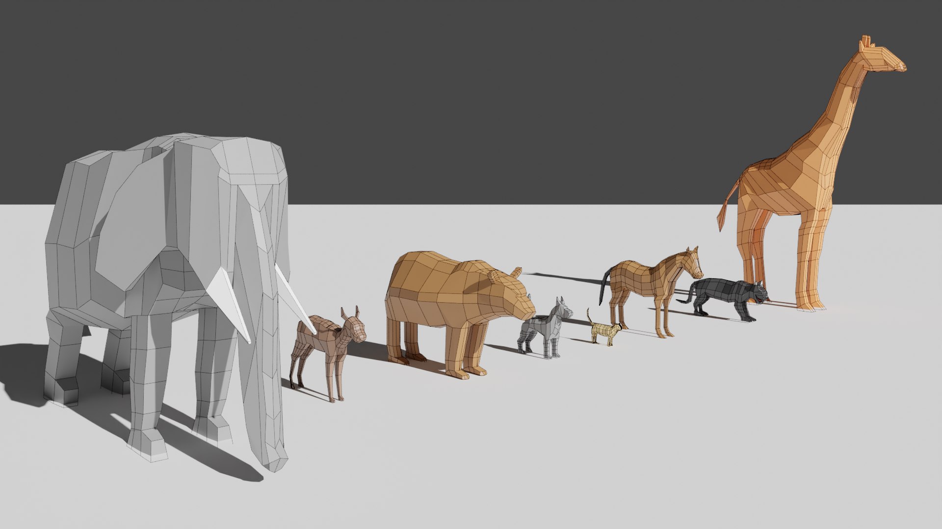 Free Low Poly Animal Pack For Free 3D Model - TurboSquid 1798659