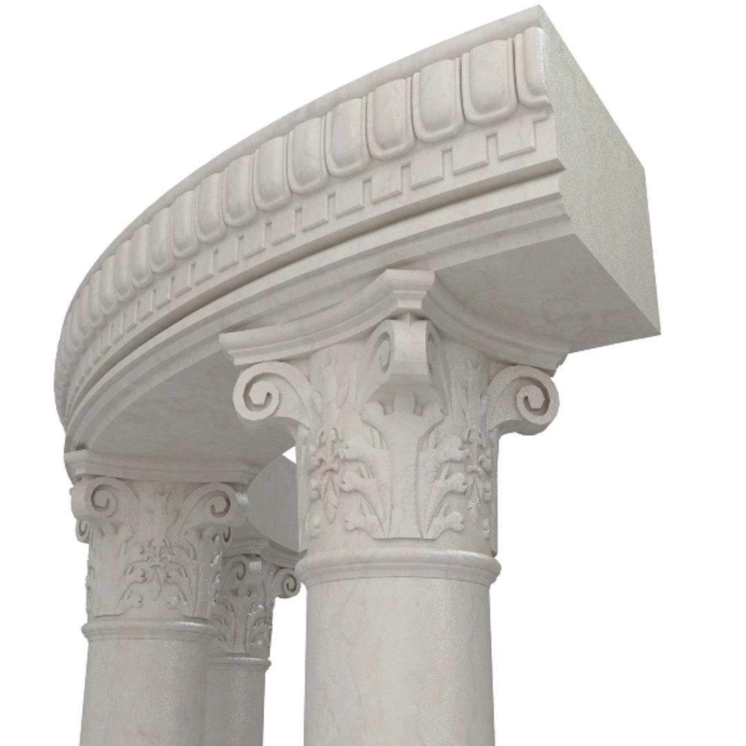 3d Stone Column