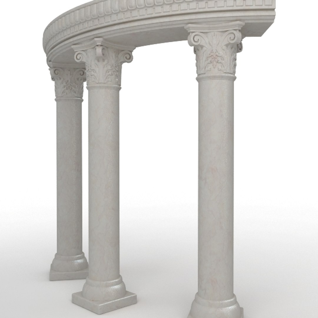 3d Stone Column