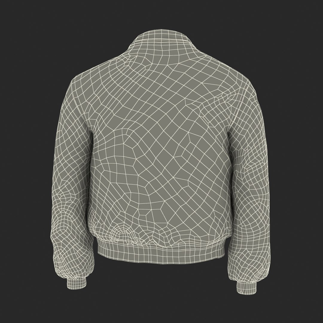 baseball jacket 3d max