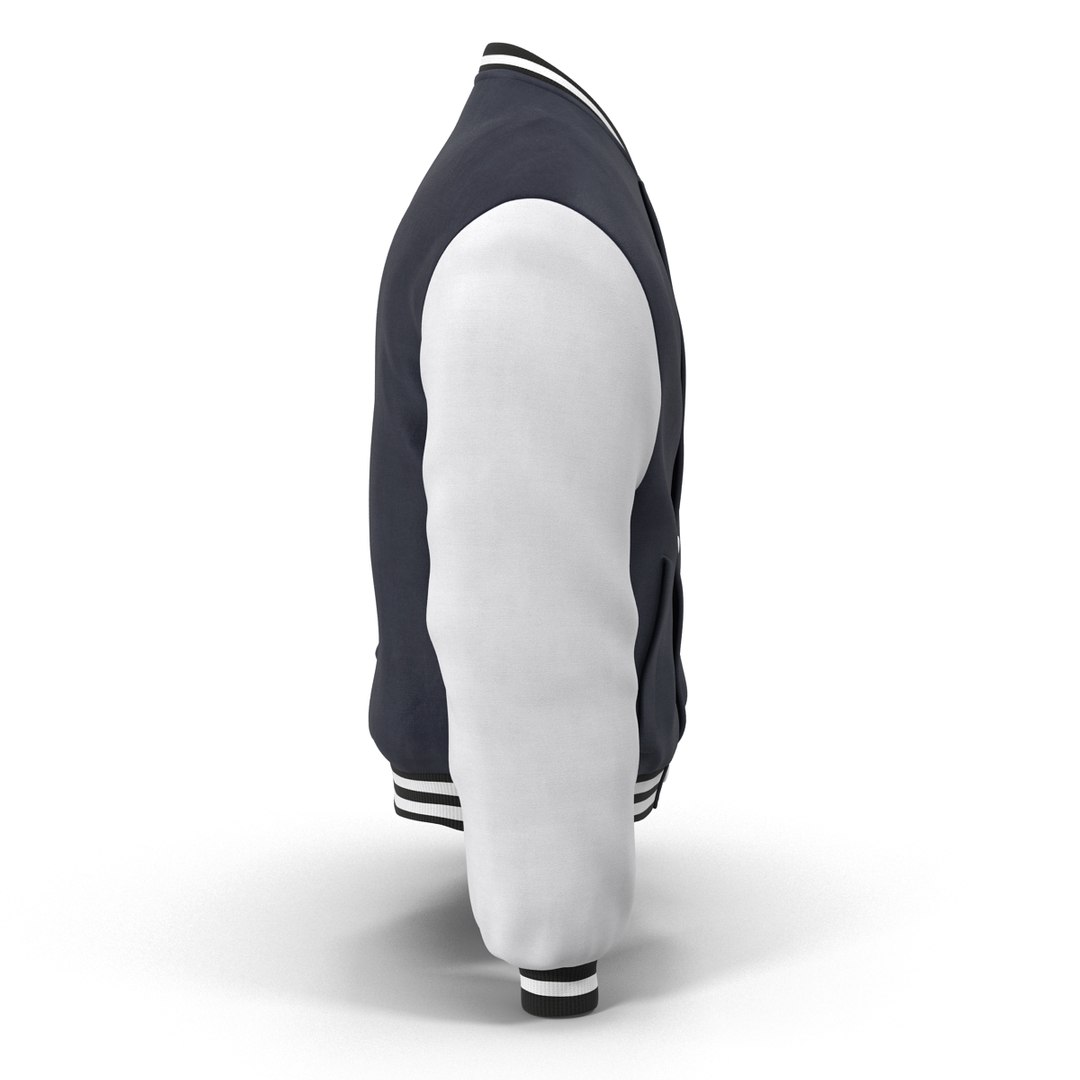 Baseball Jacket 3d Max