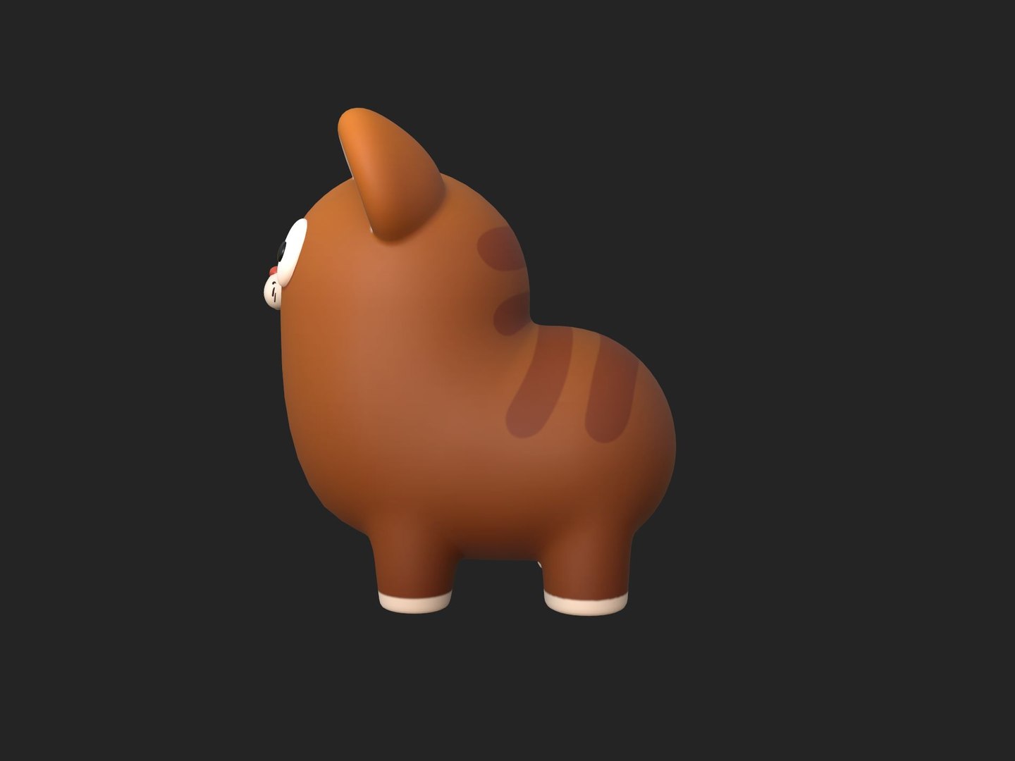 Cat Character 002 3D Model - TurboSquid 2321550