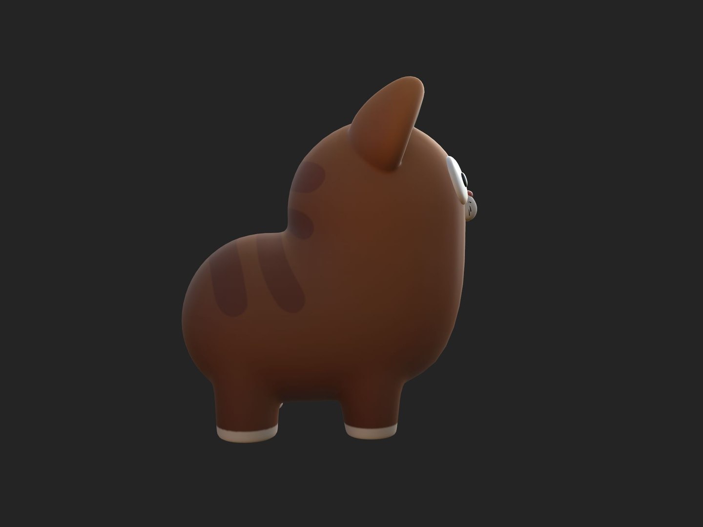 Cat Character 002 3D Model - TurboSquid 2321550