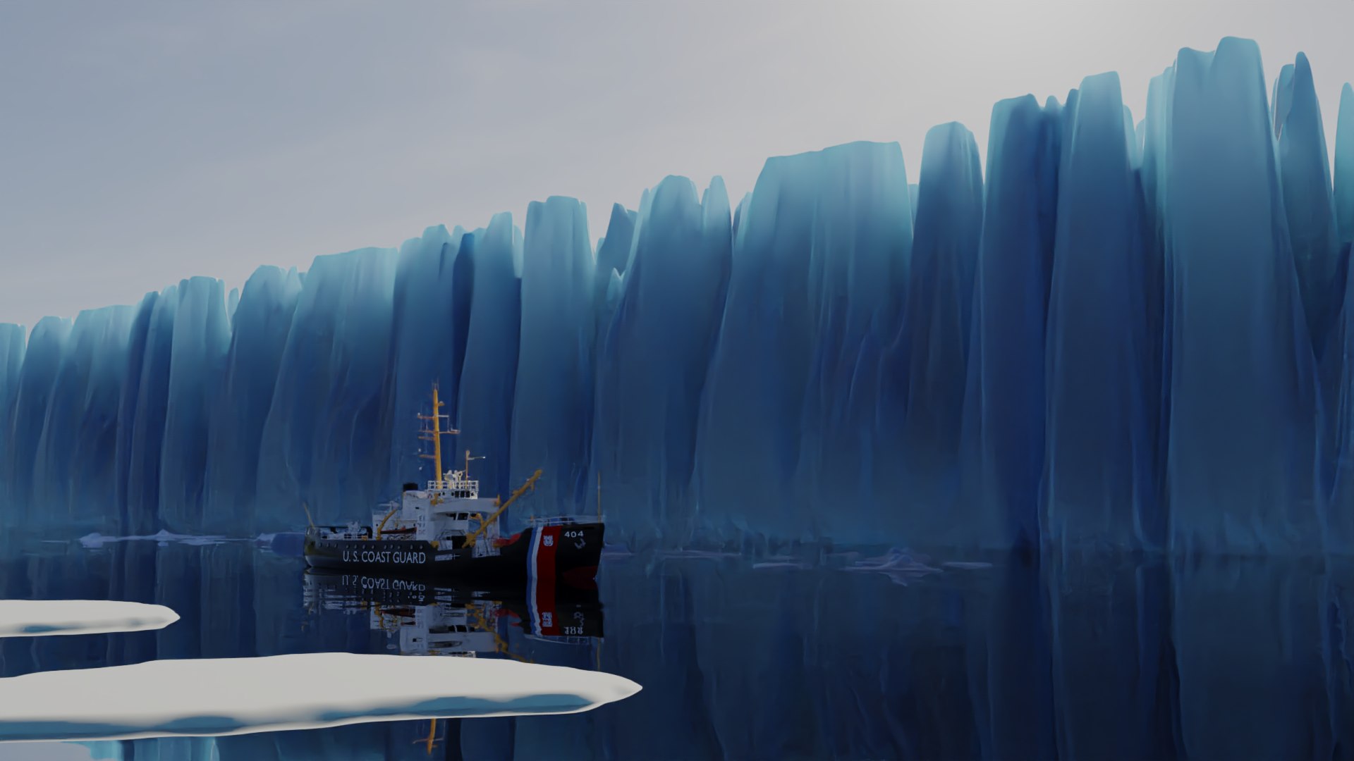3D Glacier Blender Model - TurboSquid 1555606