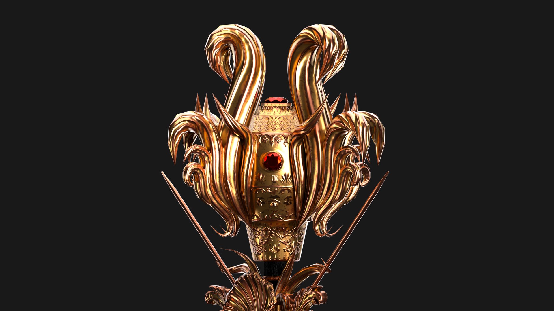 3D Staff Of The Dead Model - TurboSquid 1809730