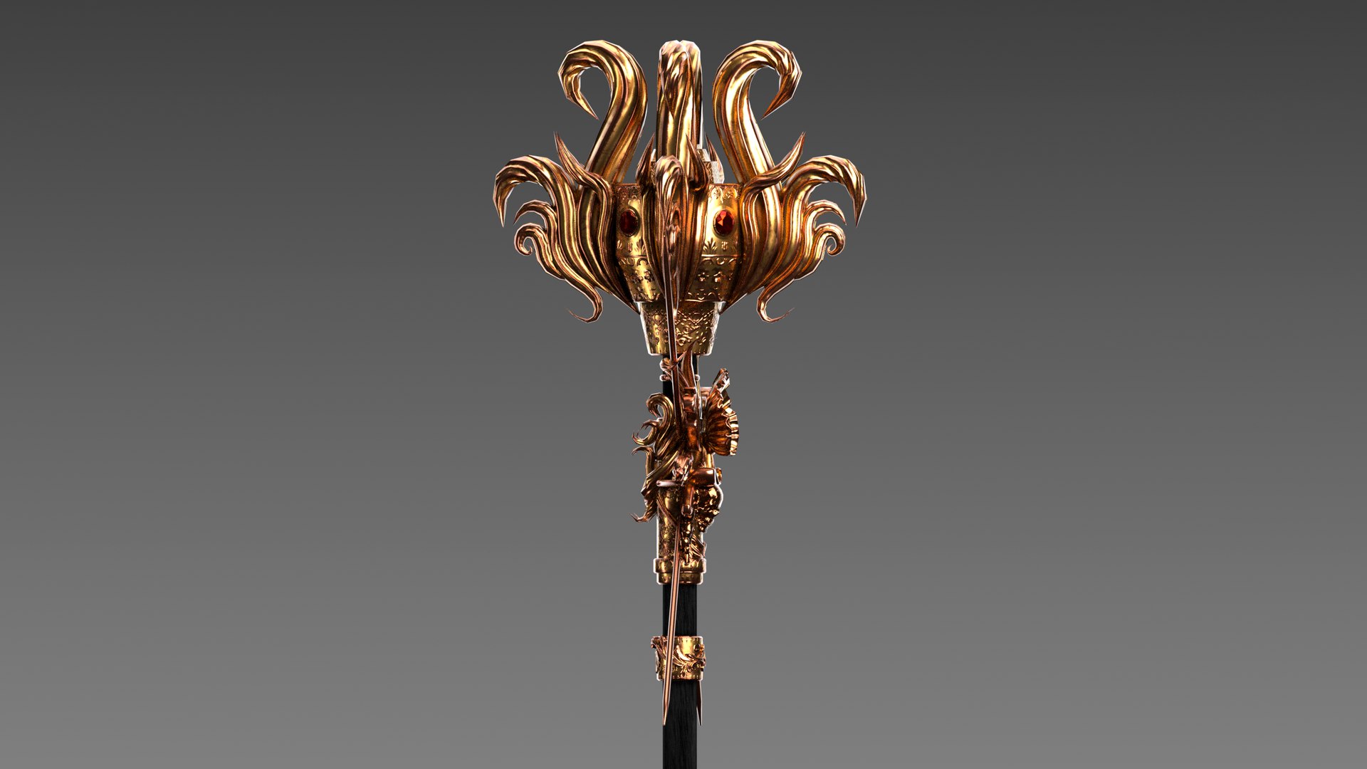 3D Staff Of The Dead Model - TurboSquid 1809730