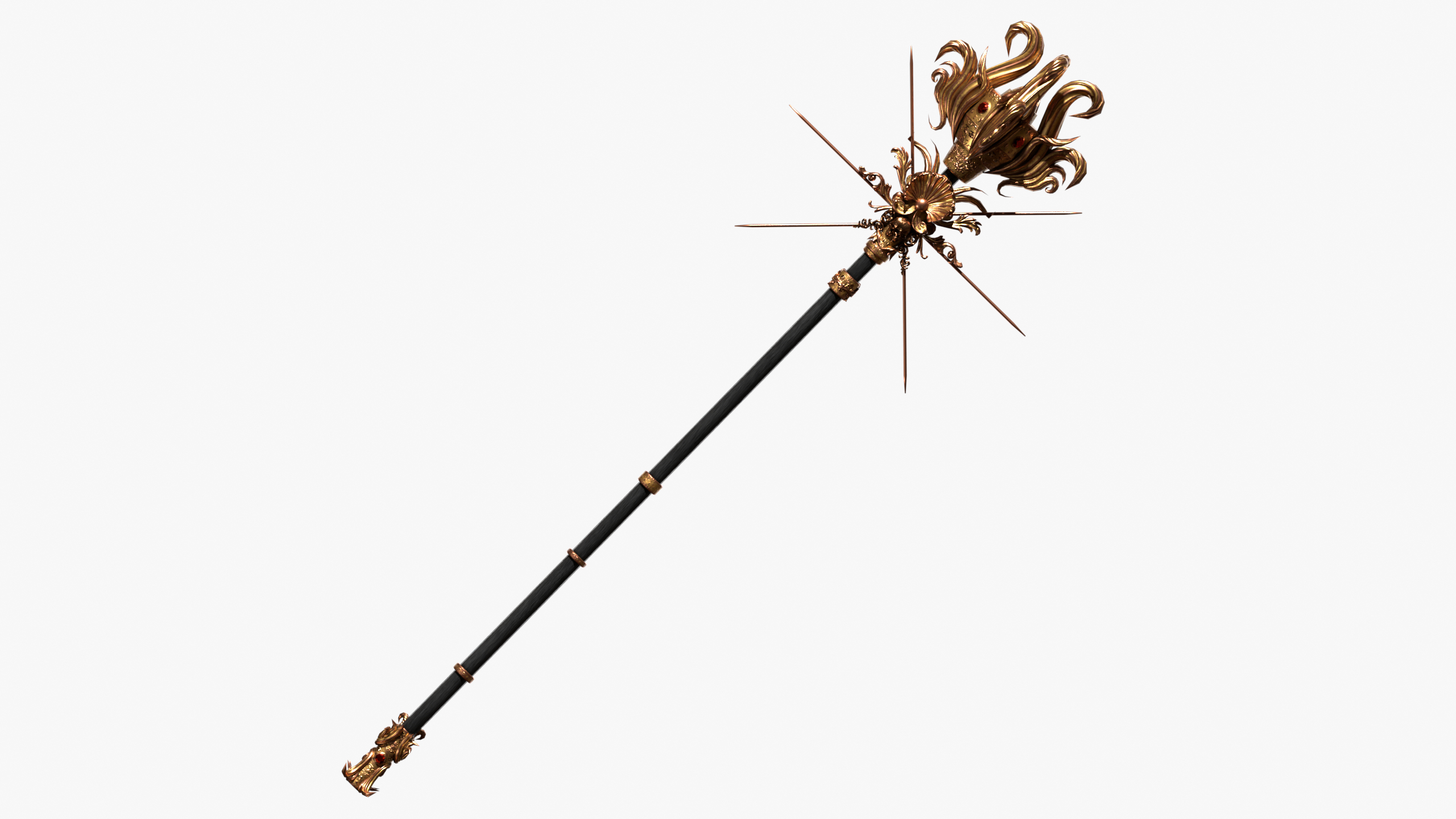 3D Staff of the dead model - TurboSquid 1809730