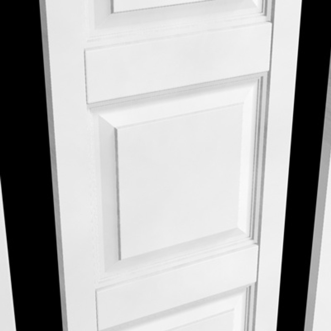 5 Scale Shutters Raised 3d Max