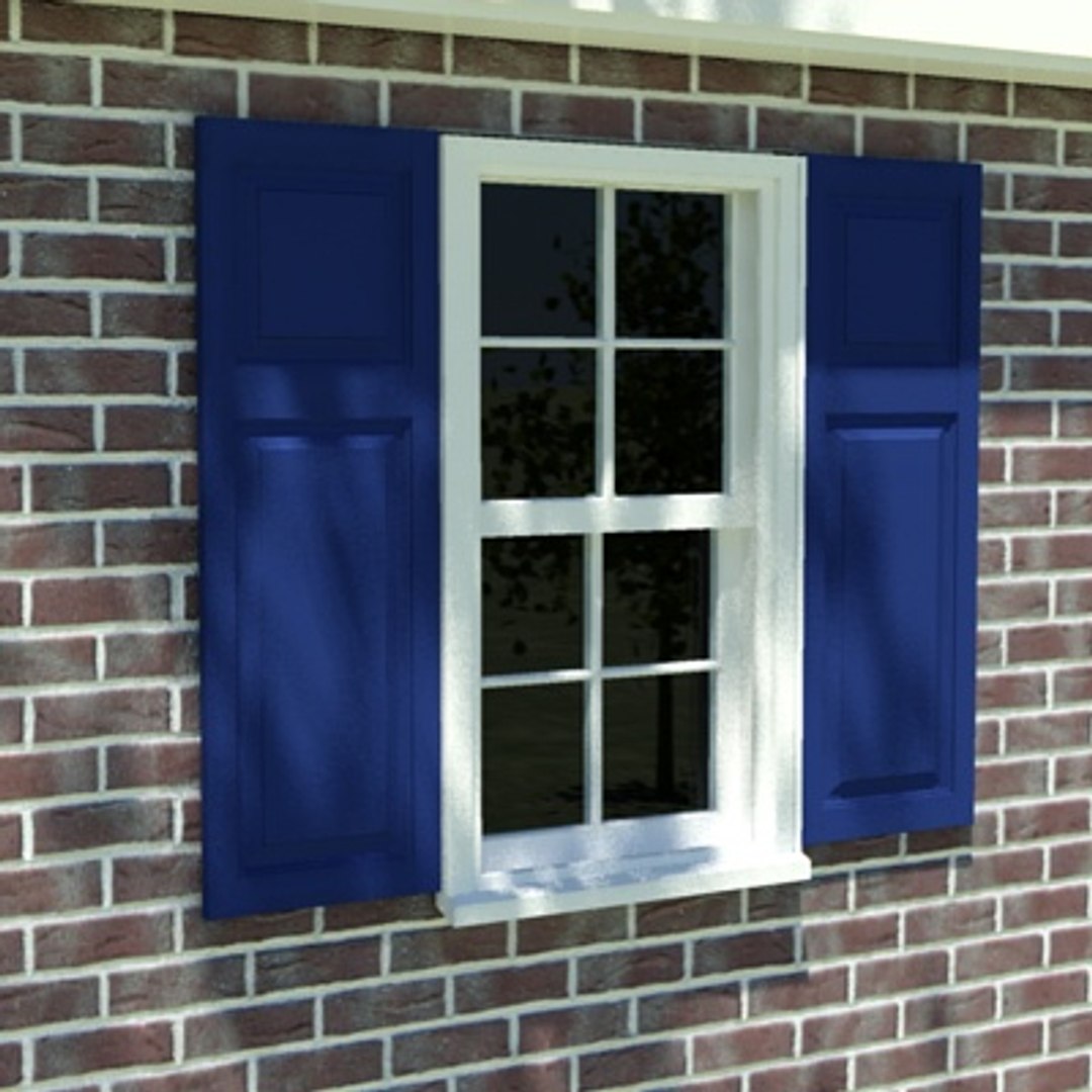 5 Scale Shutters Raised 3d Max