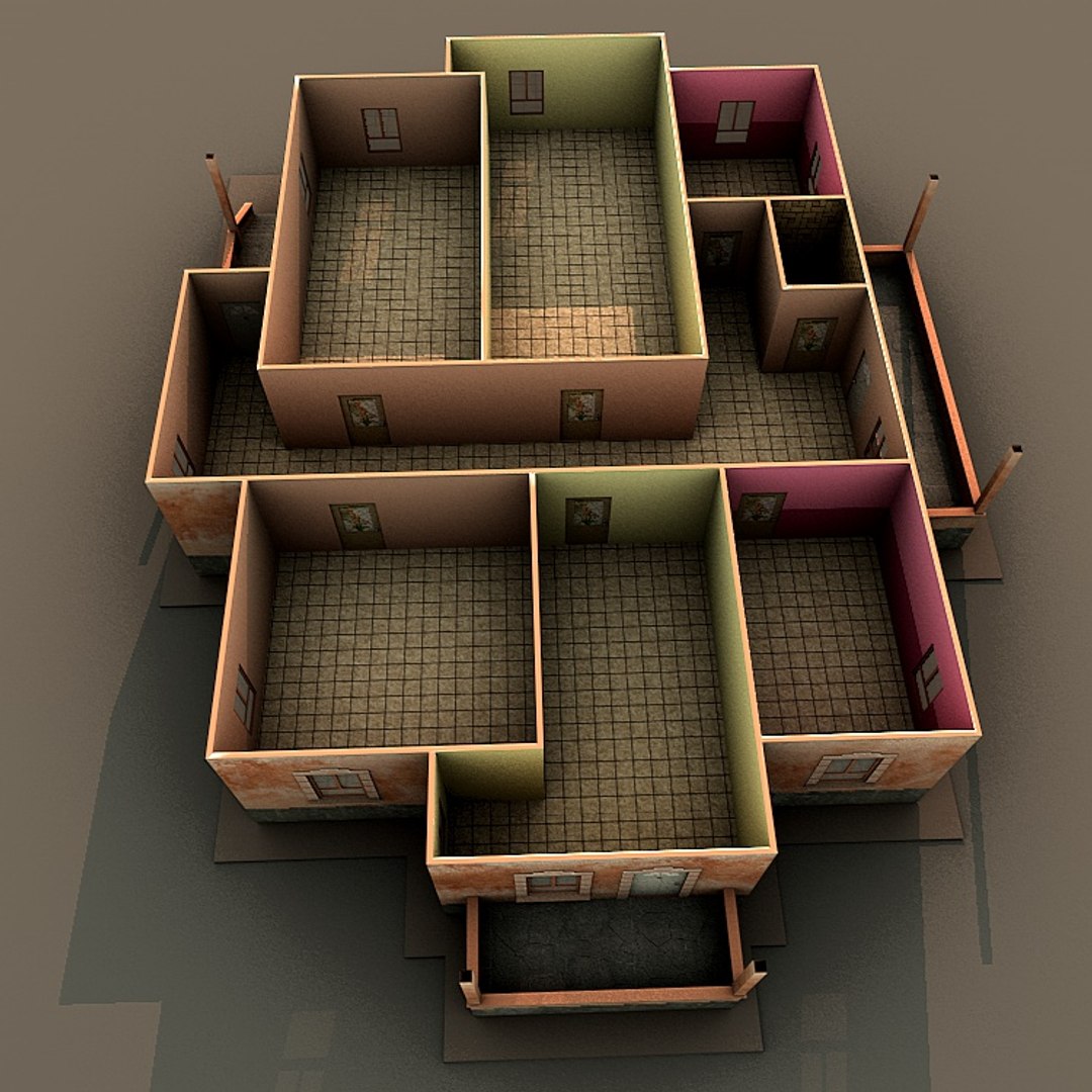 3d model house interior