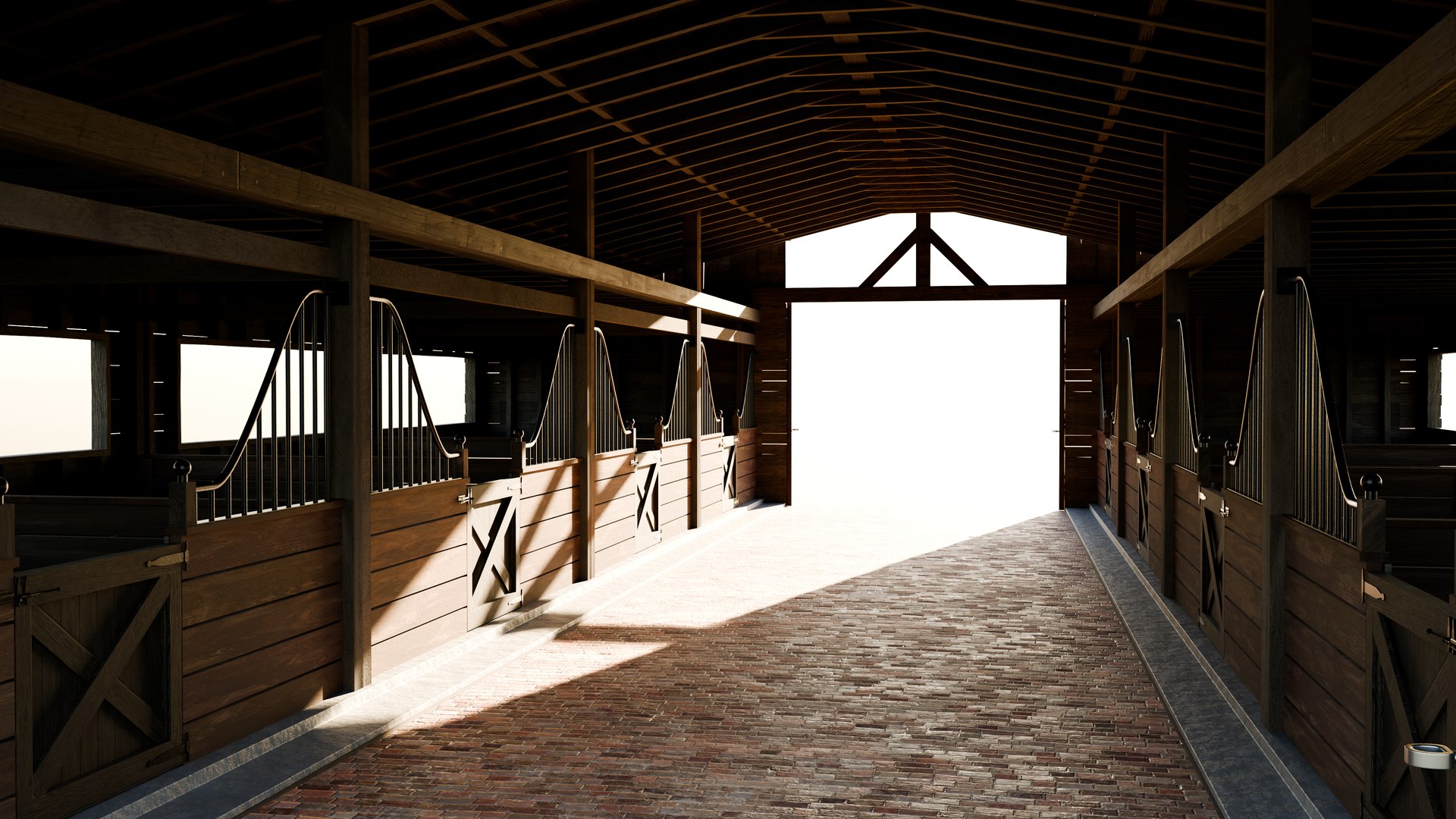 3D Animal Stable - TurboSquid 2239532