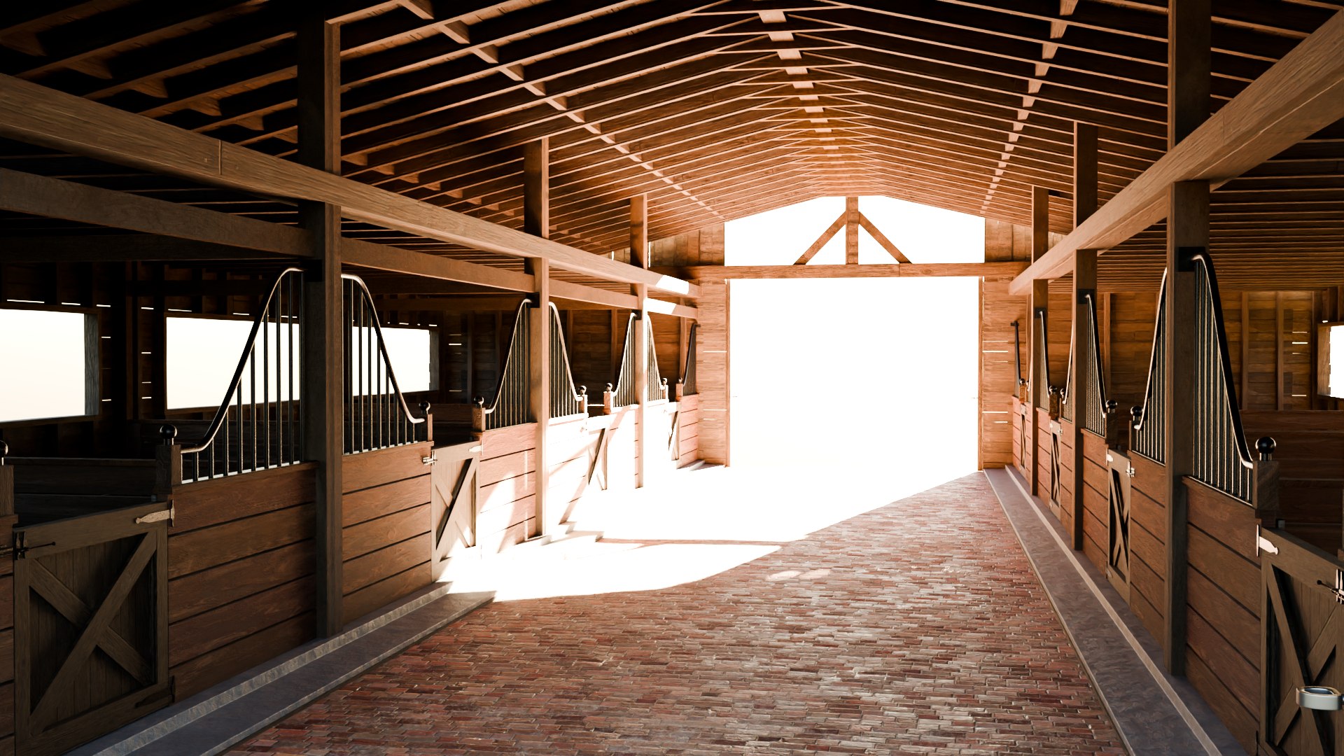 3D Animal Stable - TurboSquid 2239532