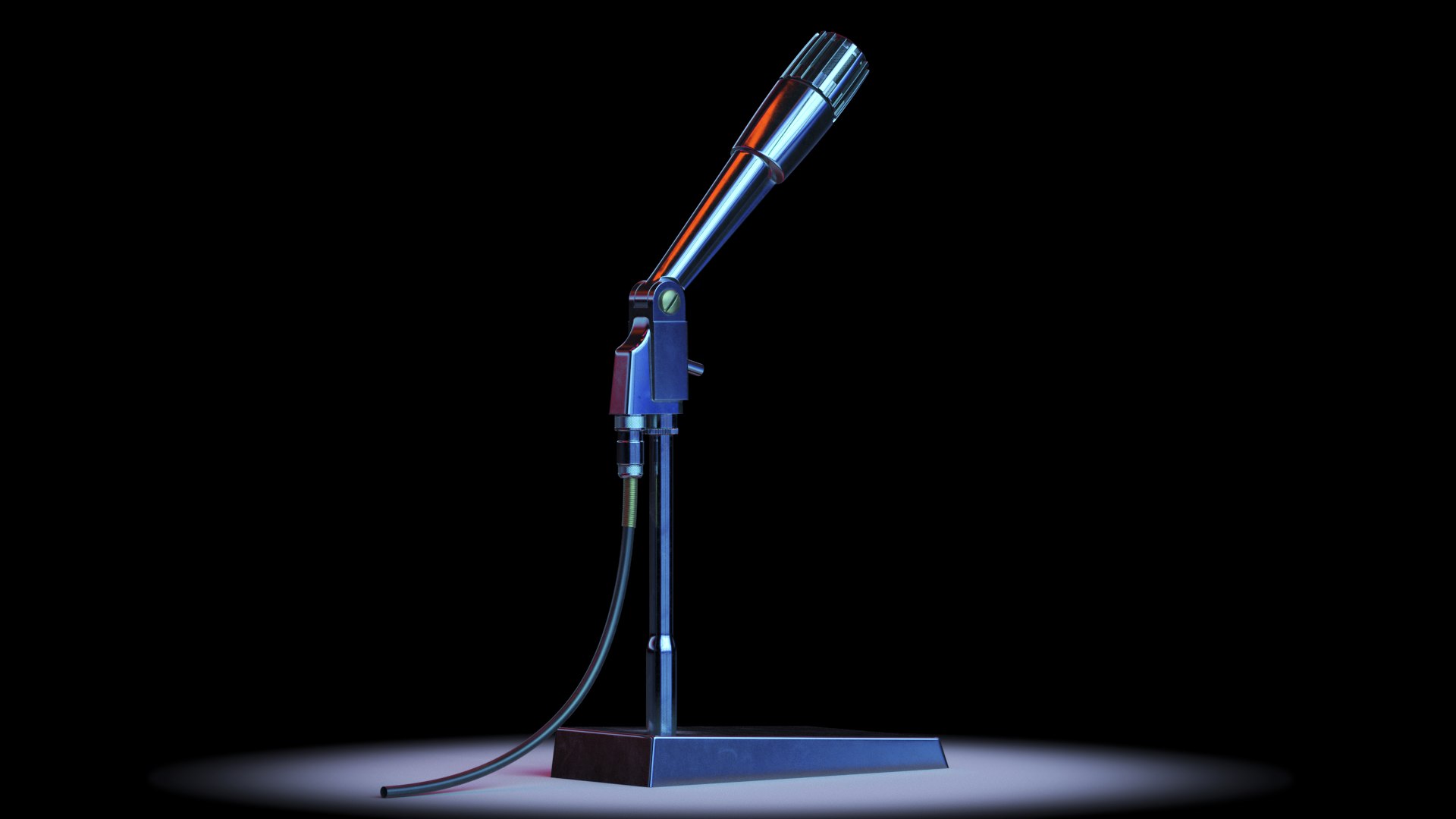 3D Vintage Japanese Microphone Model - TurboSquid 2166904