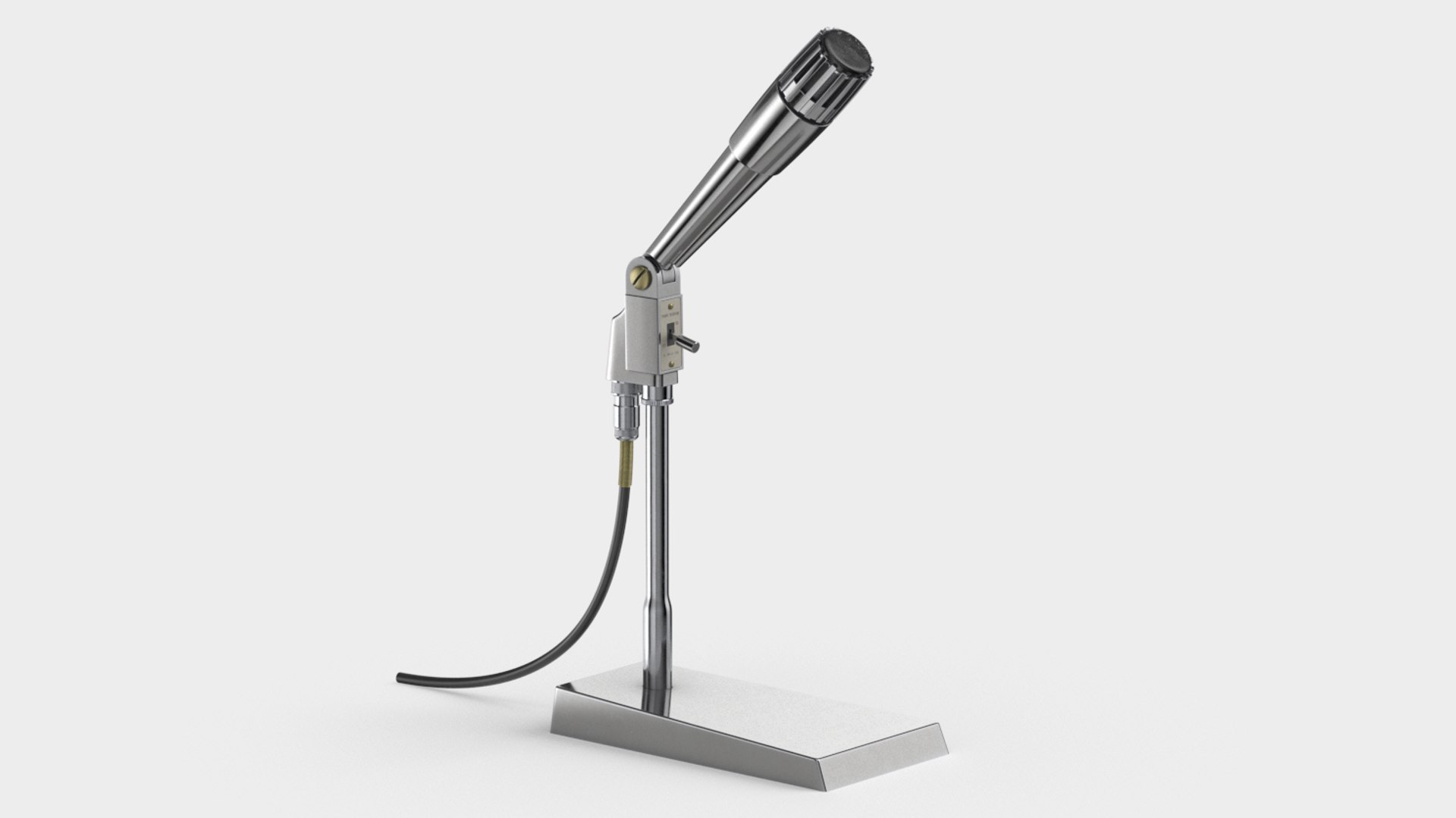 3D Vintage Japanese Microphone Model - TurboSquid 2166904