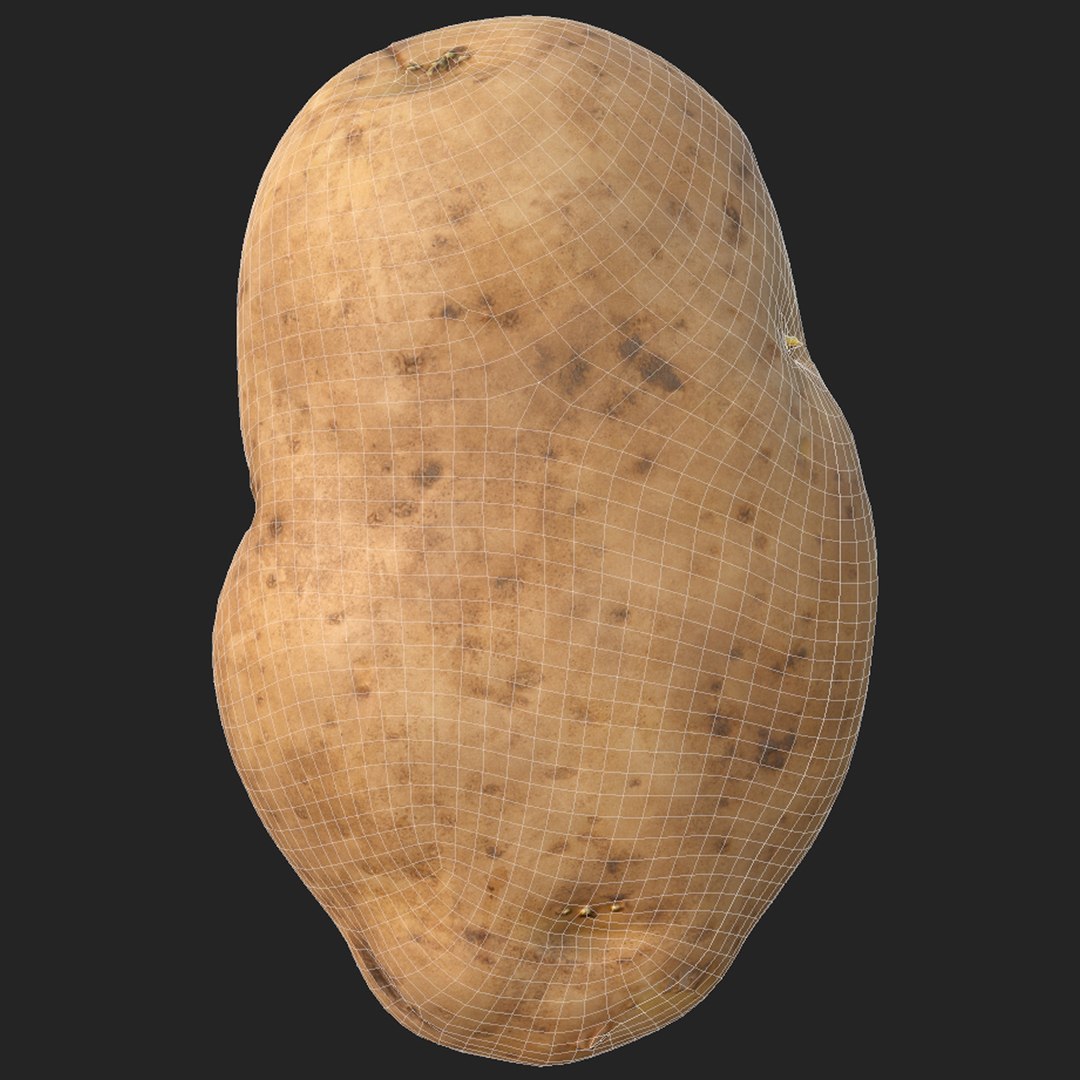 Potato 3D Model - TurboSquid 2033625